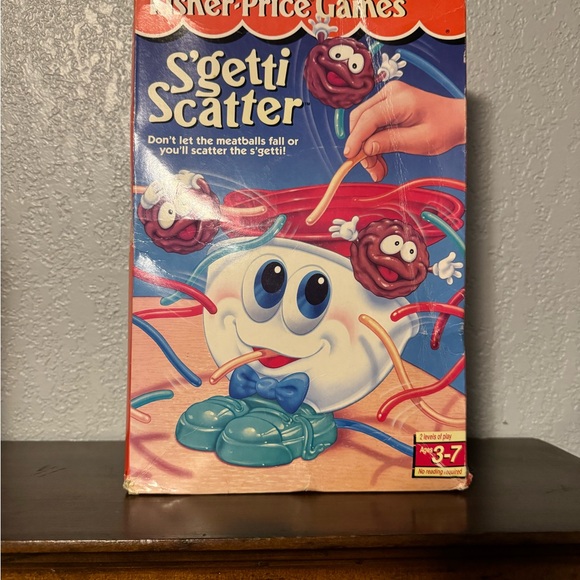 Fisher-Price | Toys | Vintage Fisherprice Sgetti Scatter Game Box With ...